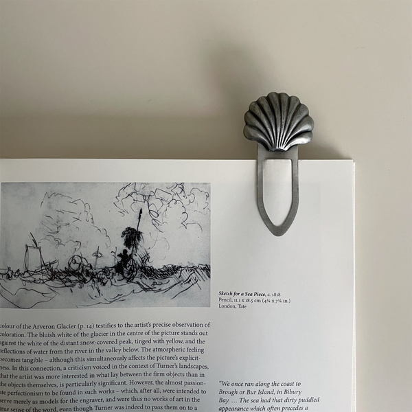 Pewter Shell Bookmark : La Sauce