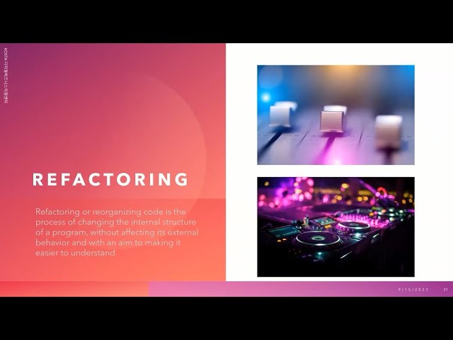 19강. REFACTORING (2022.9.15.) : KOSTA 한국소프트웨어기술진흥협회