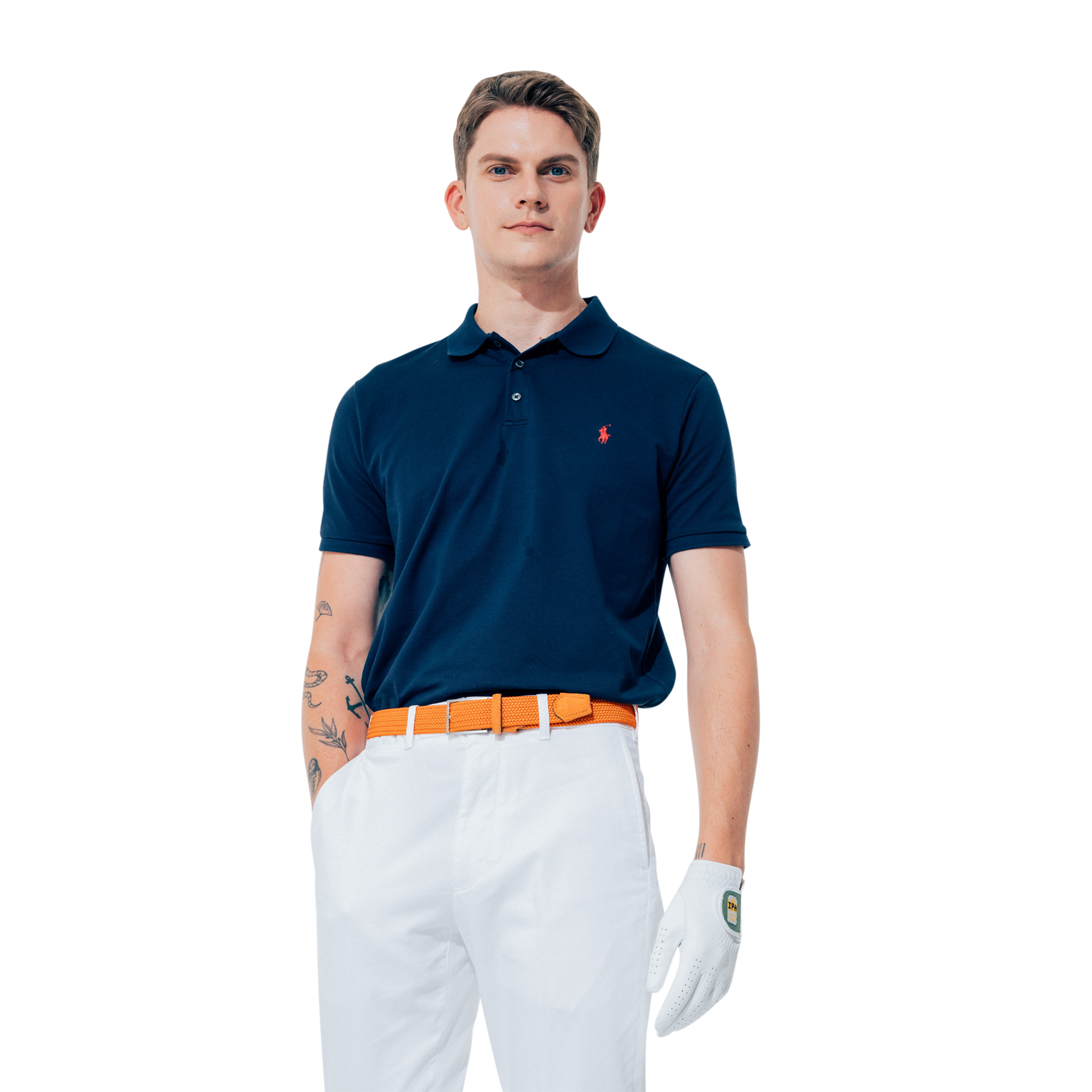 LIVERPOOL (ORANGE) ELASTIC WOVEN BELT : 로롱