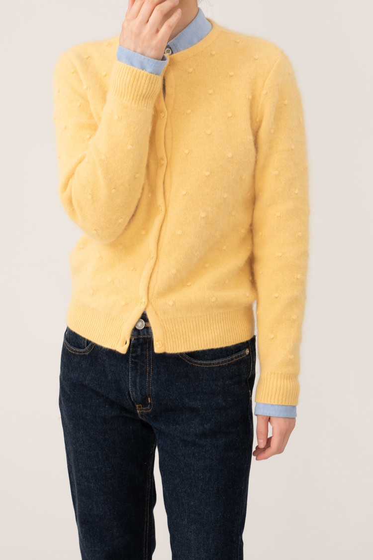Angora wool cardigan : 하이노블