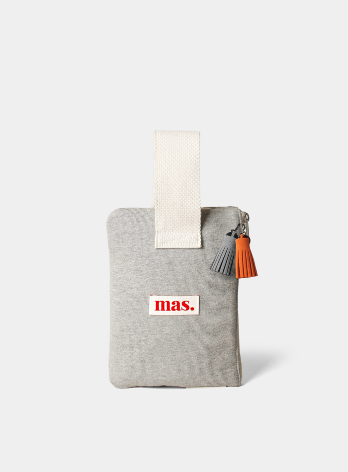 Strap pouch _ Heavy waist 맨투맨 그레이 : Masmarulez [마스마룰즈]