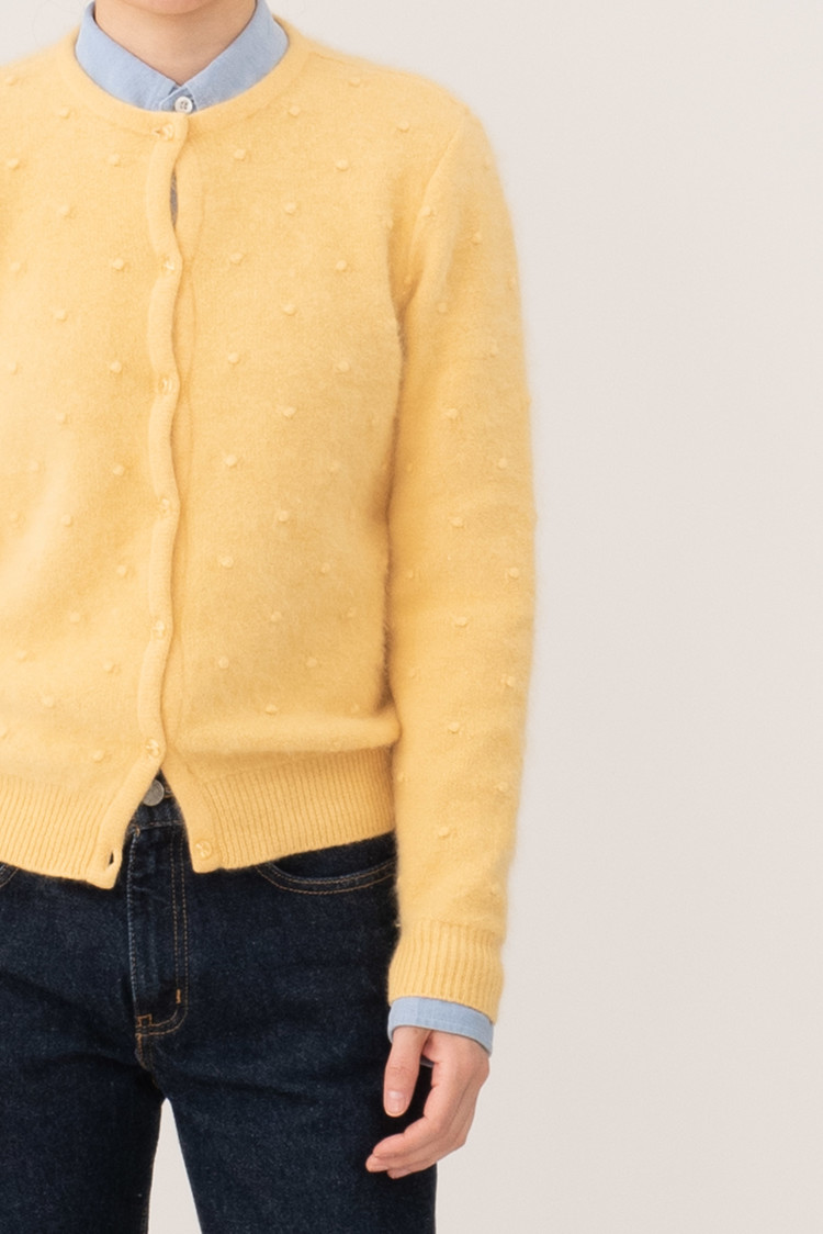 Angora wool cardigan : 하이노블