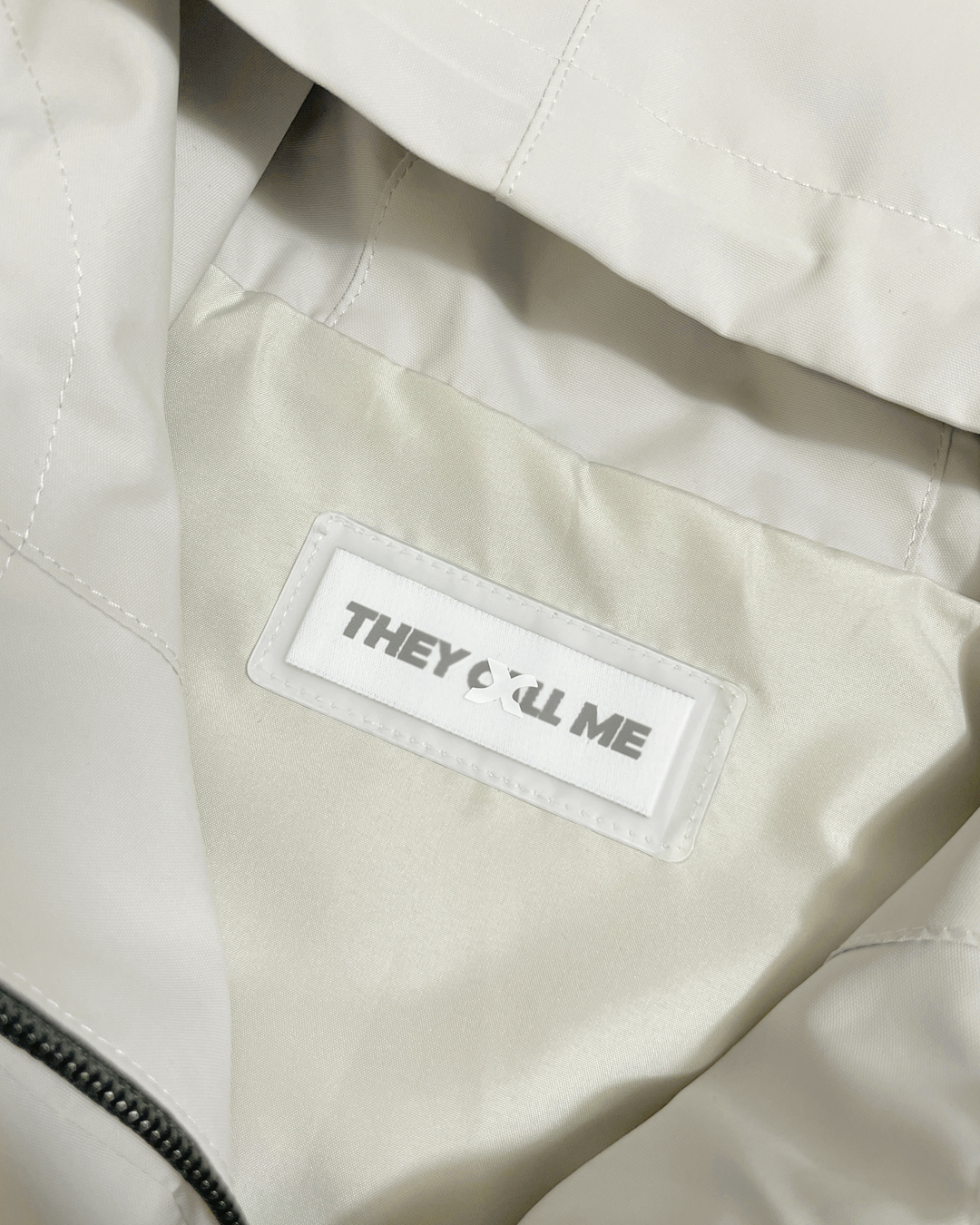 THEY CALL ME 001 - MULTI ZIP JACKET Beige Gray : THEY CALL ME 데이 콜 미