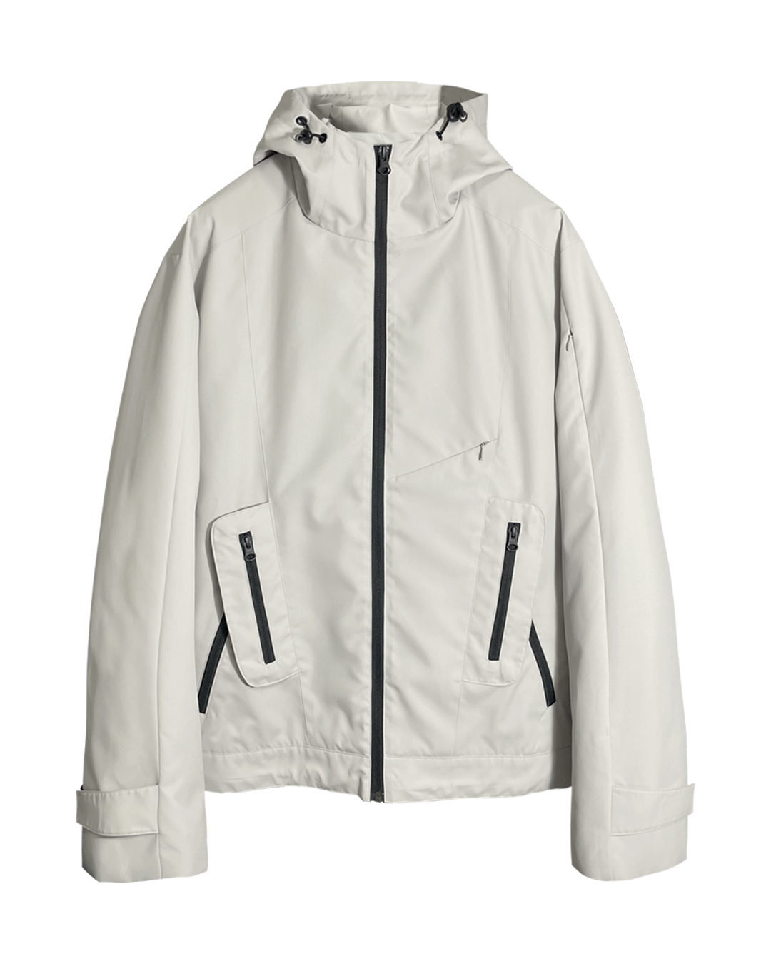 THEY CALL ME 001 - MULTI ZIP JACKET Beige Gray : THEY CALL ME 데이 콜 미