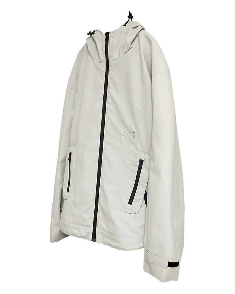 THEY CALL ME 001 - MULTI ZIP JACKET Beige Gray : THEY CALL ME 데이 콜 미