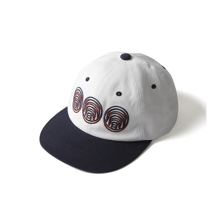 888 Overlap Two Tone Cap (White & Navy) : 솔티 공식 온라인스토어