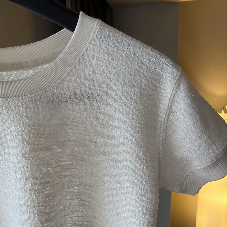 [made] cotton tweed T : moee