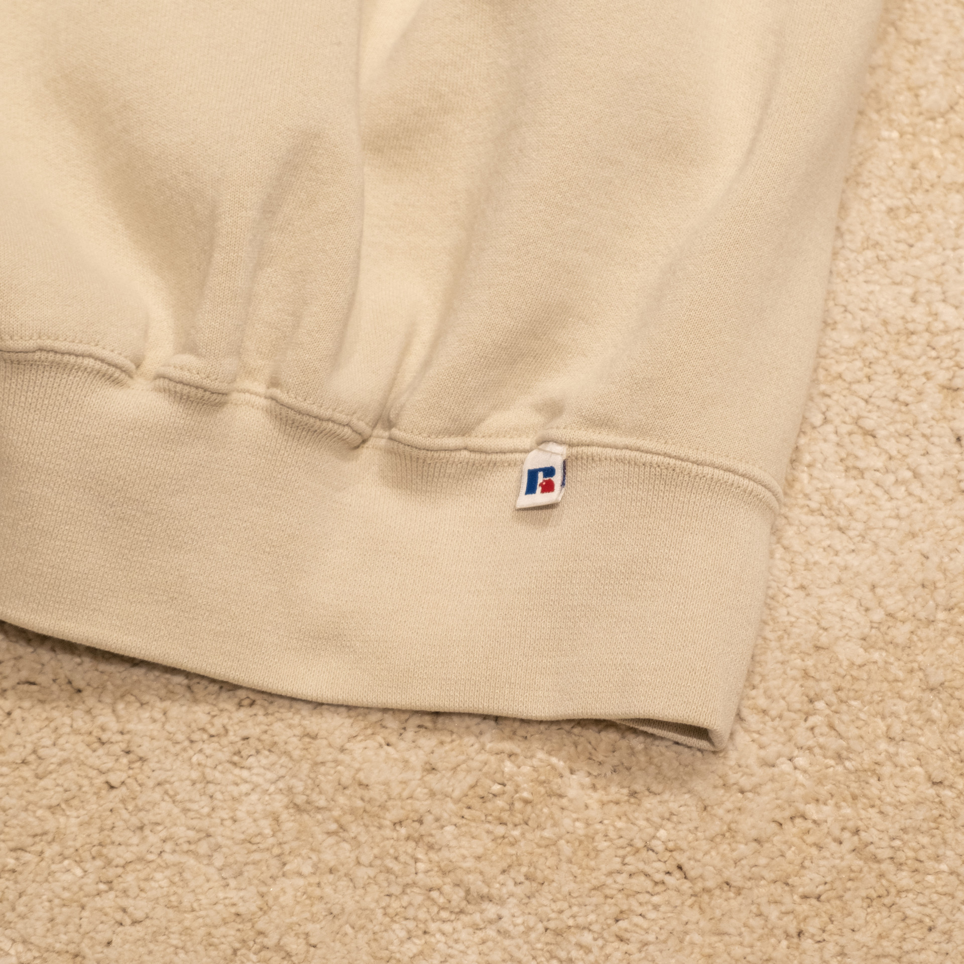 (BFD044) 90's Russell Athletic Sweat Shirts Tan XXL : BROWN FRONT DOOR