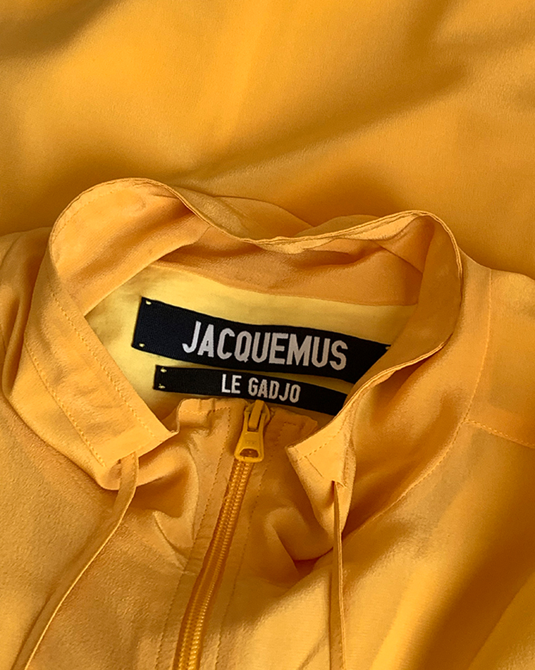 JACQUEMUS Silk Zip up Jacket : lilisun