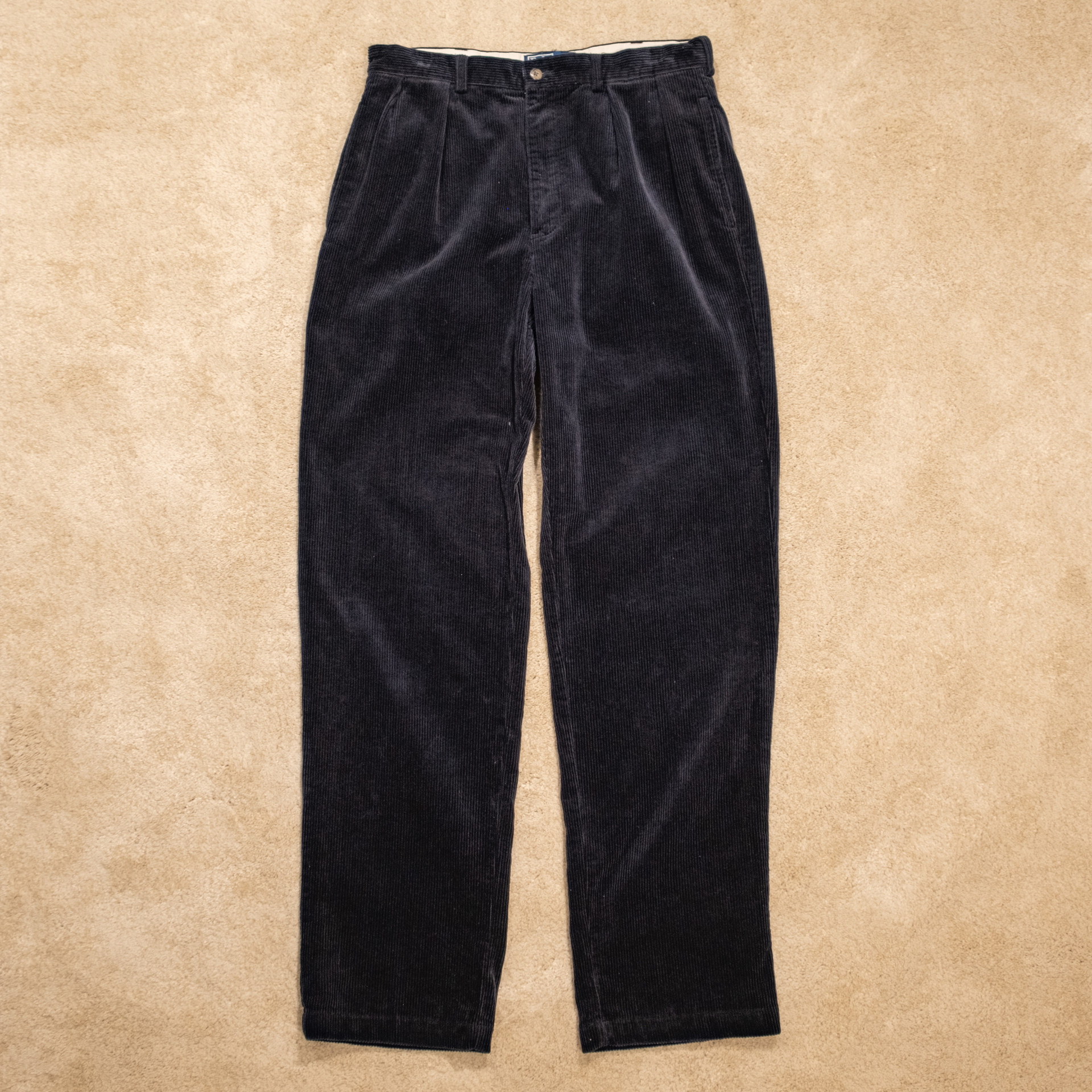 (BFD046) Polo Ralph Lauren Corduroy Andrew Pants (Deep Navy) : BROWN FRONT DOOR