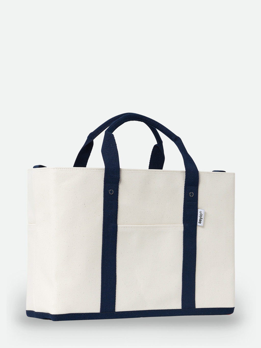 Eight bag_navy_Large with strap (TO30) : 에이와이오스튜디오 aeyiostudio