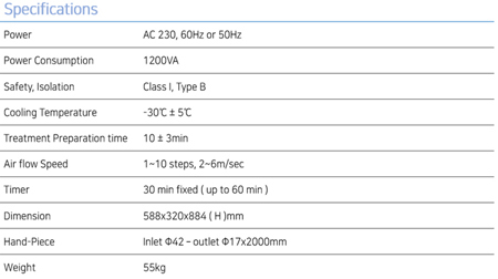 냉각치료기 Cryo-jet