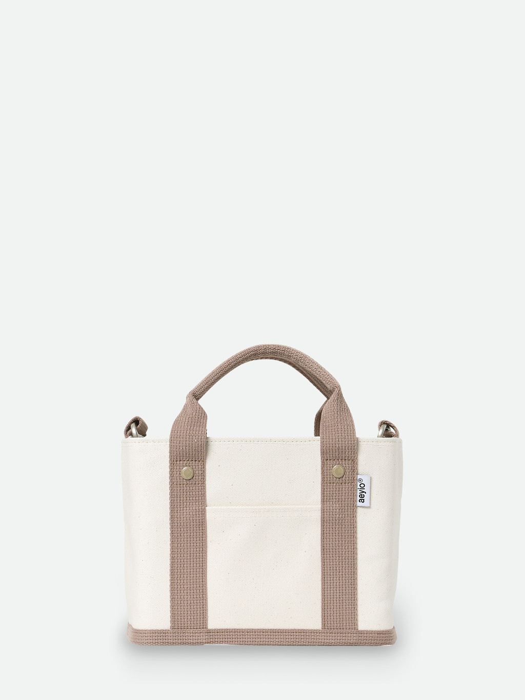Eight bag_beige_Small with strap (TO10) : 에이와이오스튜디오 aeyiostudio