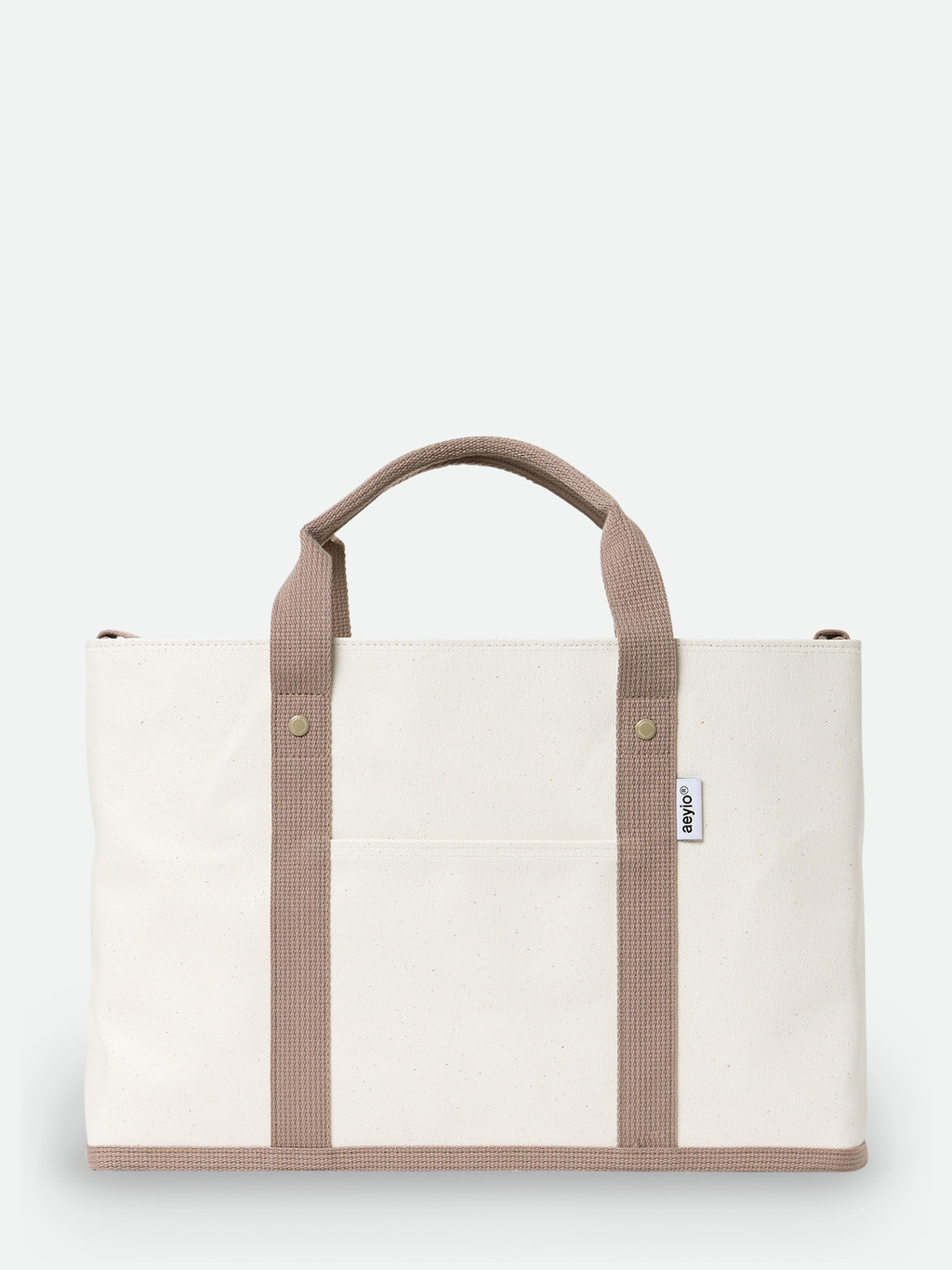 Eight bag_beige_Large with strap (TO30) : 에이와이오스튜디오 aeyiostudio