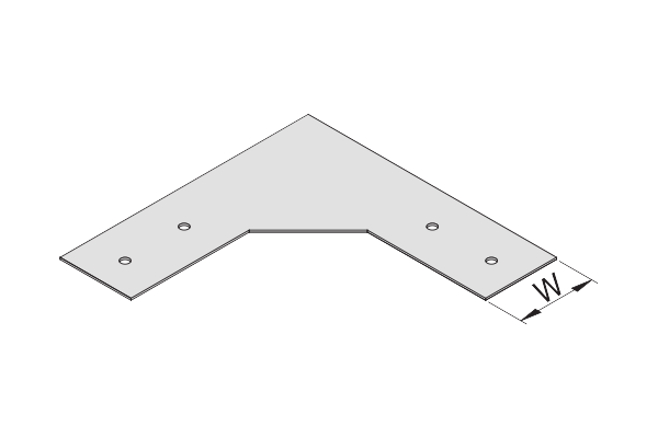 90° HORIZONTAL ELBOW : ㈜서한공업-제품소개- 케이블트레이-Tubing Race way