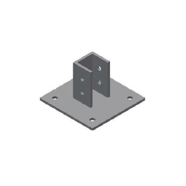 SINGLE POST BASE : ㈜서한공업-제품소개- 케이블트레이-Cable Tray Support Materials