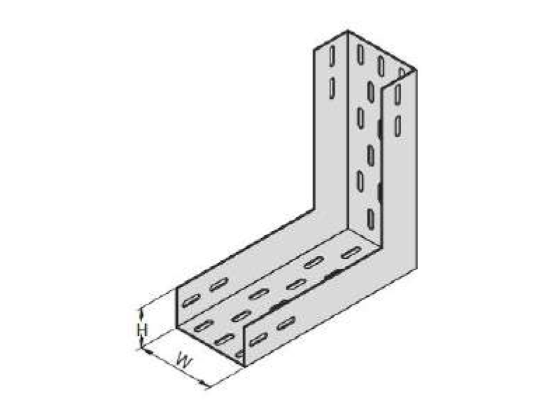 VERTICAL INSIDE ELBOW : ㈜서한공업-제품소개- 케이블트레이-Perforated Type