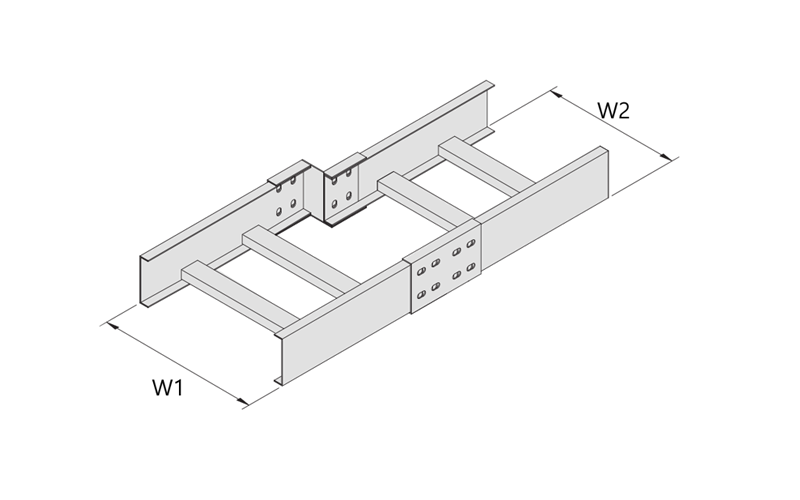 OFFSET REDUCING CONNECTOR : ㈜서한공업-제품소개- 케이블트레이-Ladder Type&Solid Bottom ...