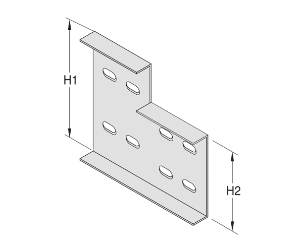 STEP DOWN CONNECTOR : ㈜서한공업-제품소개- 케이블트레이-Ladder Type&Solid Bottom Type