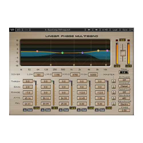 Linear Phase Multiband Compressor : BLS : WAVES Audio