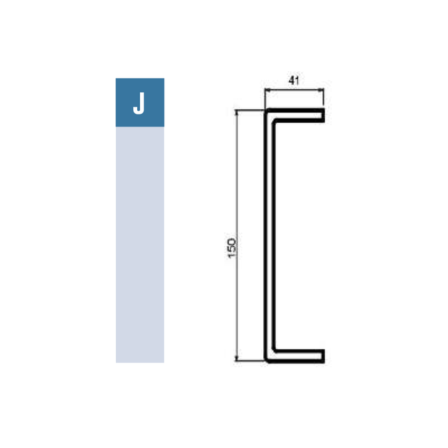 Ladder Type Section (Side Rail) : Straight- J : ㈜서한공업-제품소개- 케이블트레이 ...