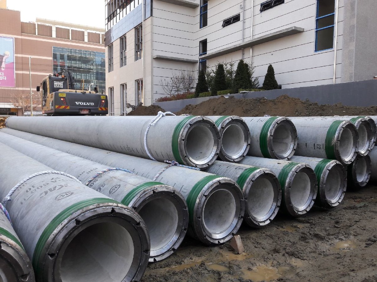 [NSSP공법] 용인에이치탑 메디컬빌딩 신축공사 : NSSP공법(PHC파일) 시공현장