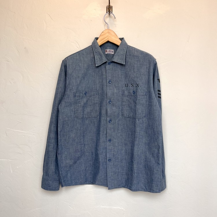 Buzz Rickson’s USN Chambray Shirt : 커넥티드도어 connected door