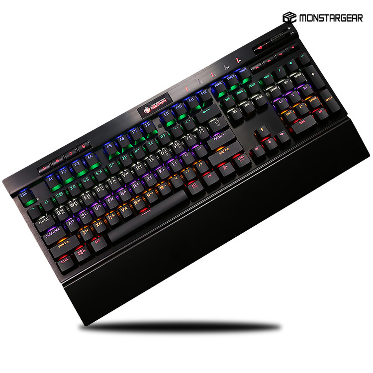 몬스타기어 MK108V2 LED 게이밍 기계식키보드 (일반사무겸용) : 몬스타기어 - 혁신적인 입력 장치 및 액침냉각,수냉식 AI 서버 PC 제조