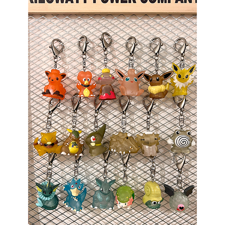 Nintendo Clear Pokemon Finger Bandai Keychain, 90s 2000s : Yayshop 예이샵