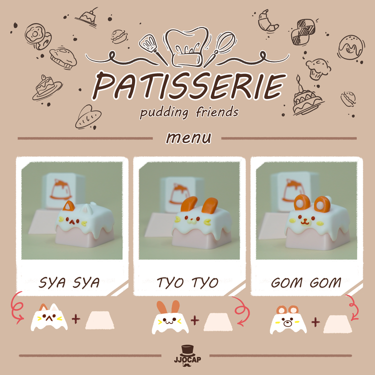 [ GB ] Pudding Friends x Patisserie by JJOCAP : KLC Hobbyists' Playground
