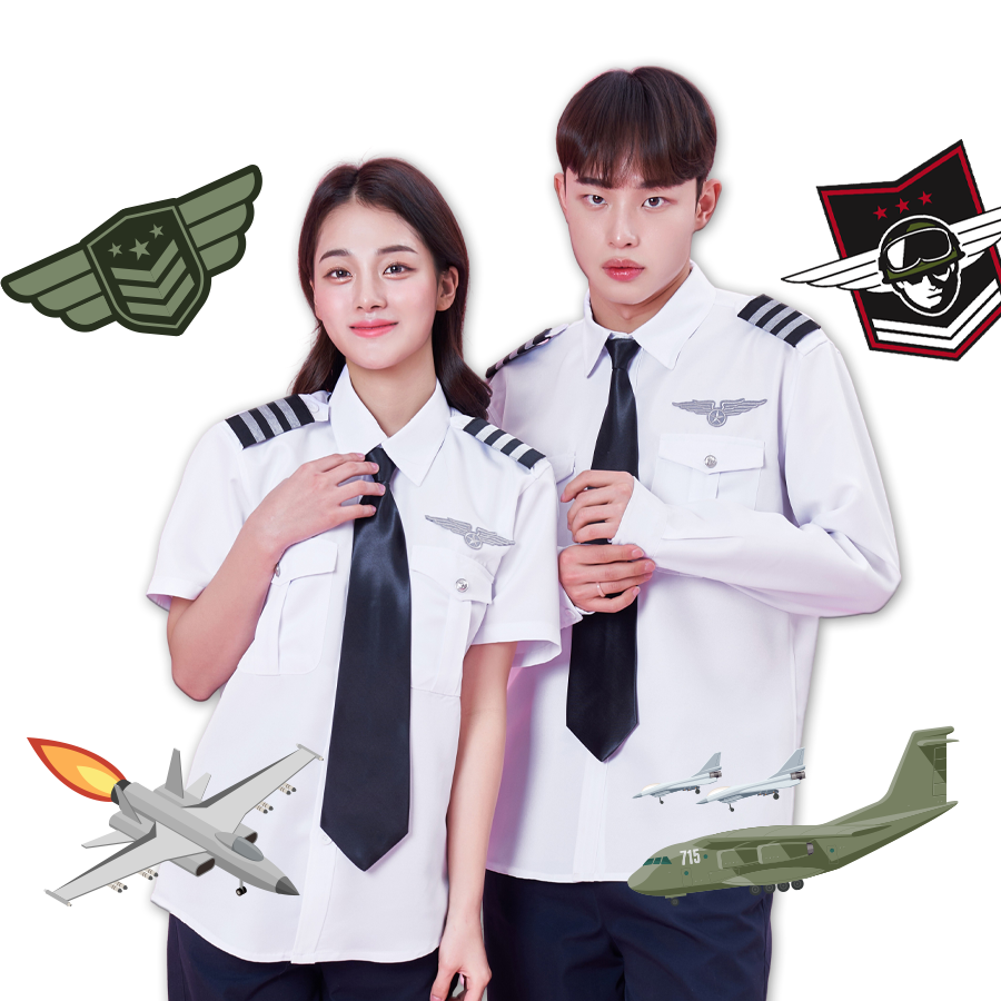 반티세일 공군제복 화이트