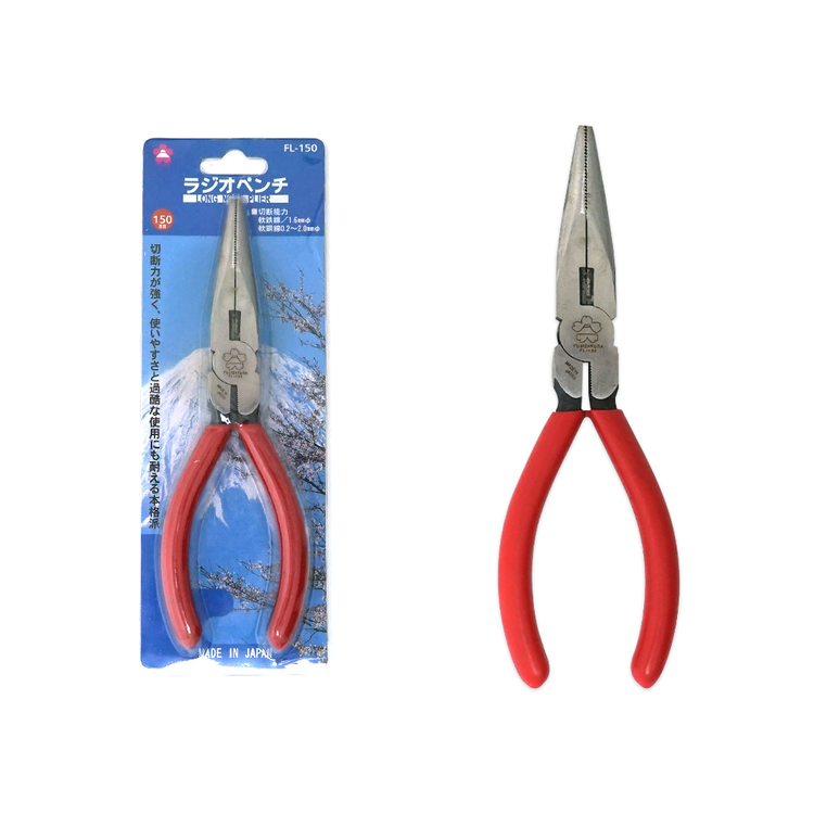 후지사쿠라 롱노즈 플라이어 Fl 150 150mm 6인치 일제 작업 공구 아이언스토어 Ironstore