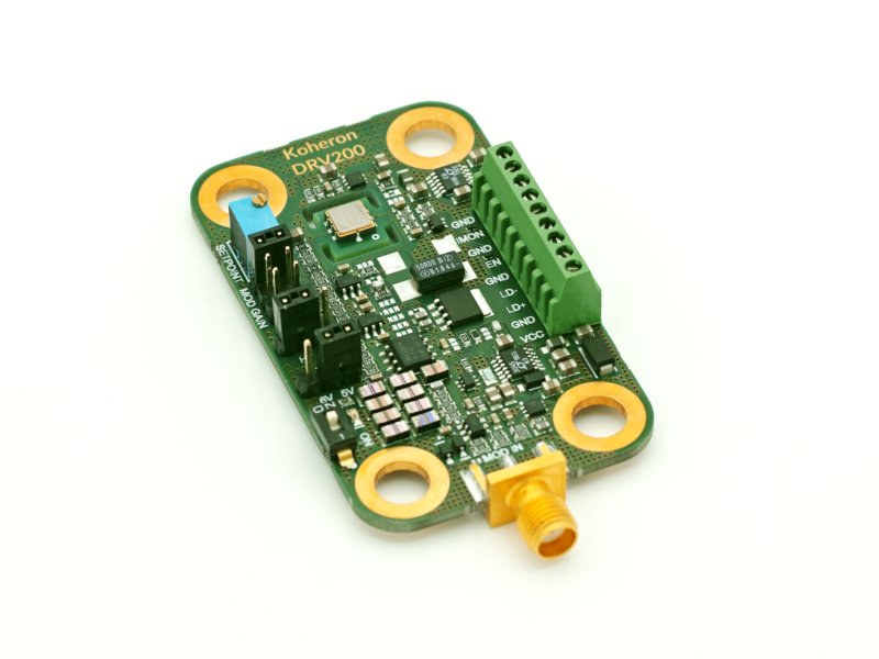 Low noise laser diode driver with modulation (DRV200) : 옵틱클라우드 | Opticcloud