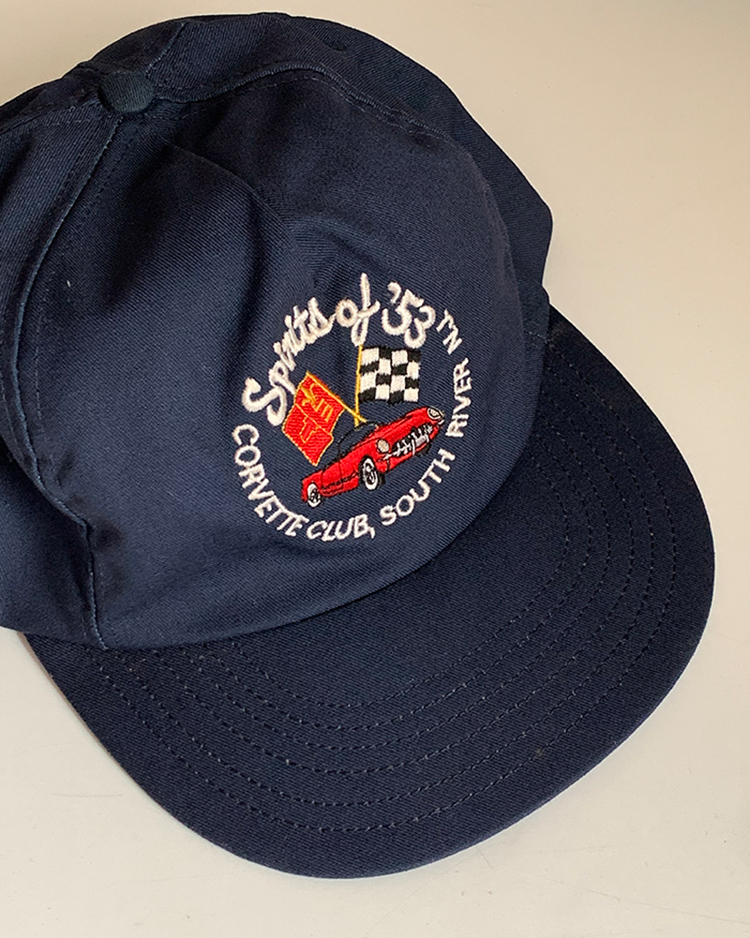 (Deadstock) 80's "SOUTH RIVER" Nylon Cap : lilisun