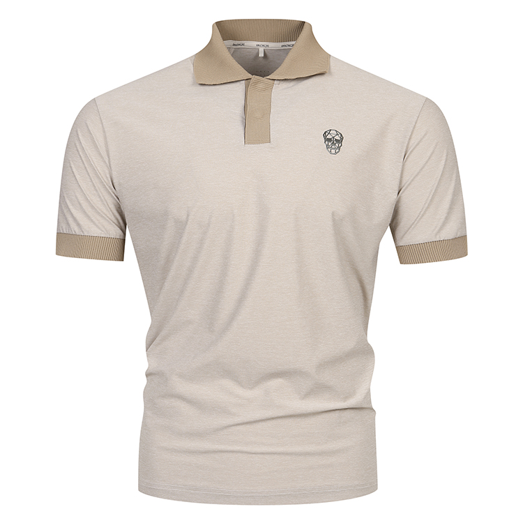 MEN MELANGE TECH-COLLAR T-SHIRTS : amazingcreamerica