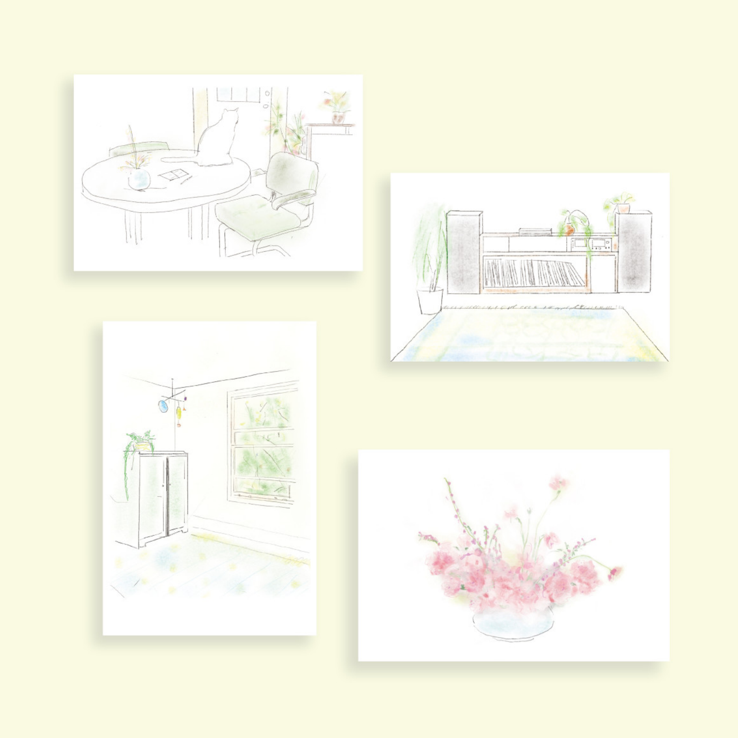 [풀풀] My room 카드 세트 : paperuler