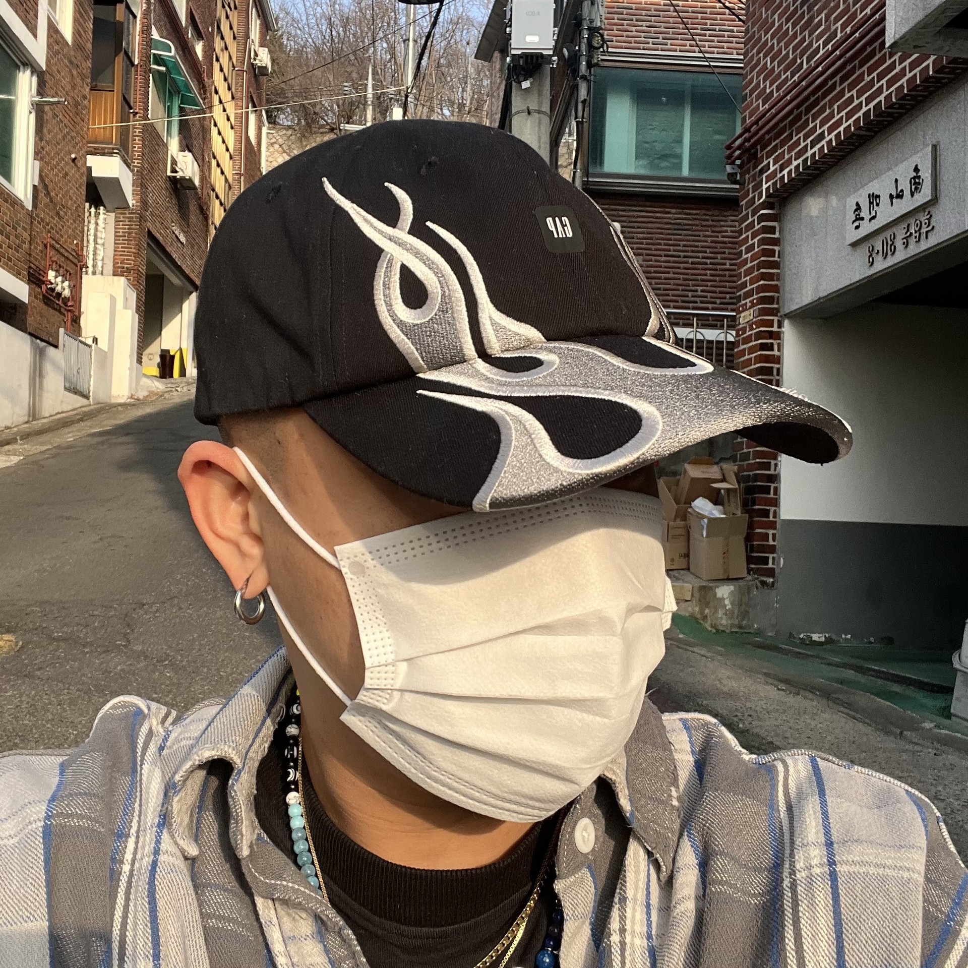 yezzy gap engineered by balenciaga flame cap : soberseoul