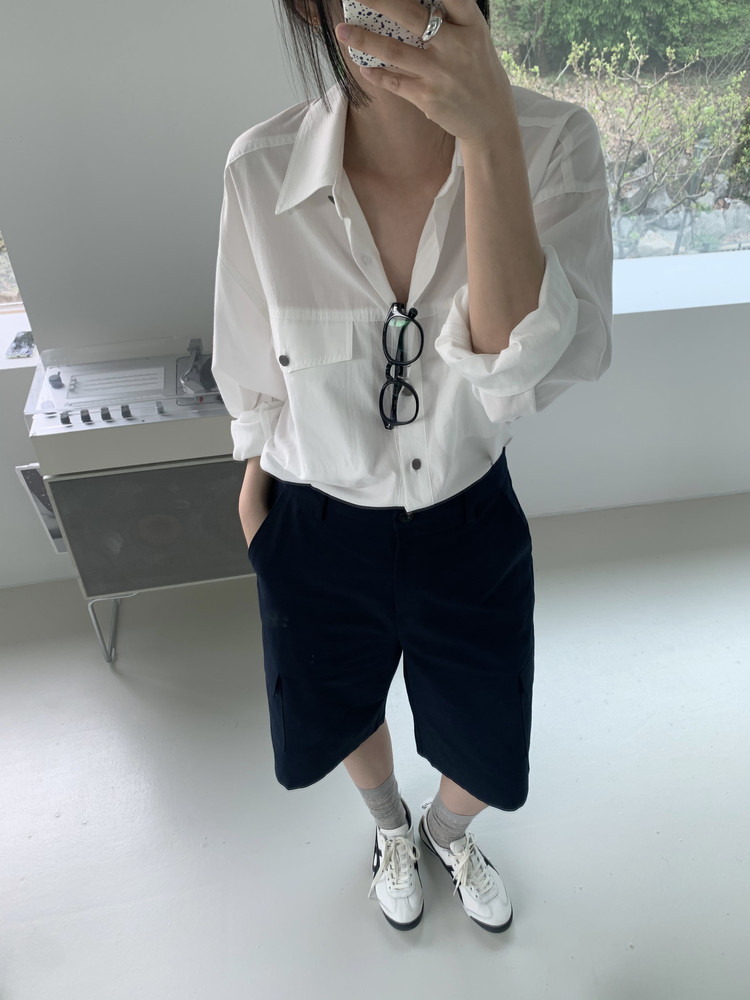 Pure outer shirts (pure white) : 씨유쑨