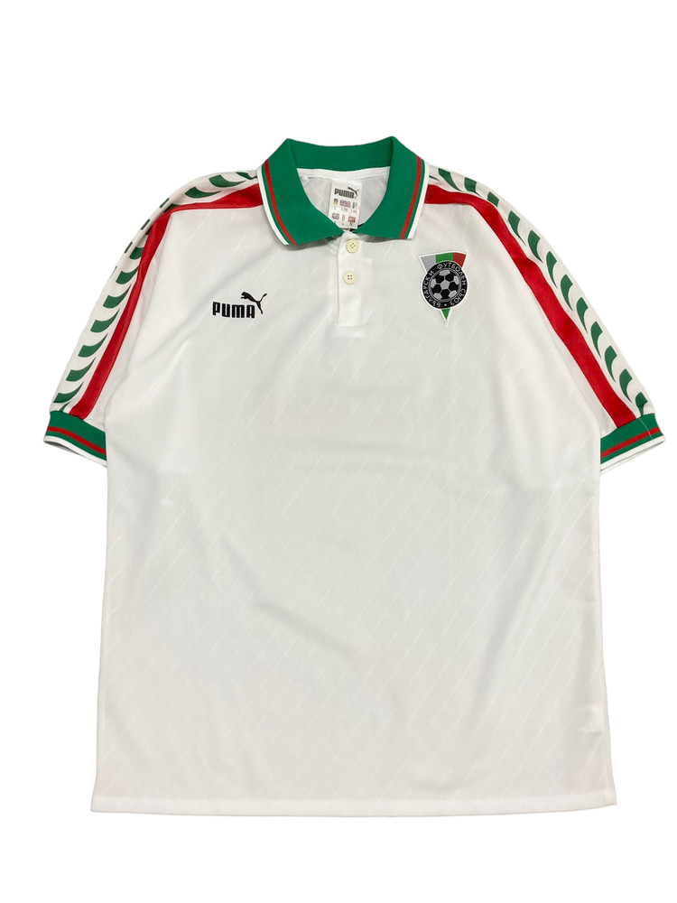 90's PUMA euro 96-98 bulgaria home jersey (made in HUNGARY) : RAG STORE