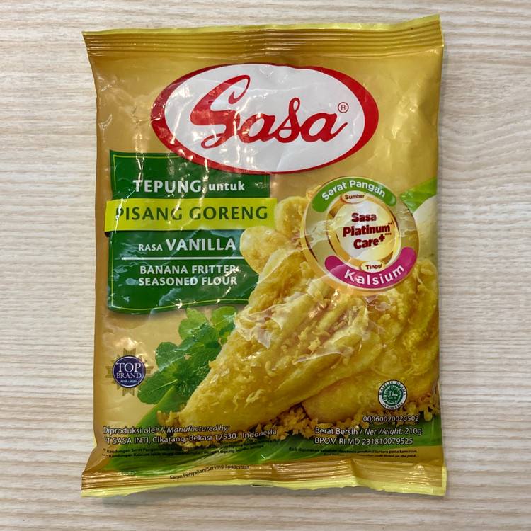 Sasa Tepung Pisang Goreng Vanilla (210g) : Rindomart