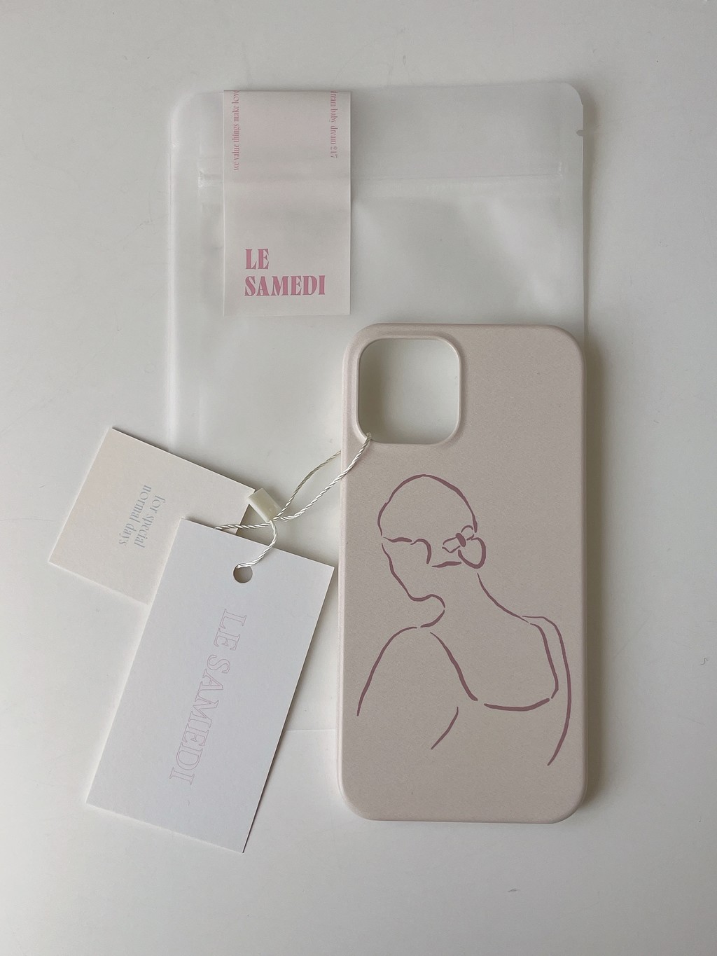 [폰케이스] WOMEN LINE PHONE CASE : 르세임디 LE SAMEDI