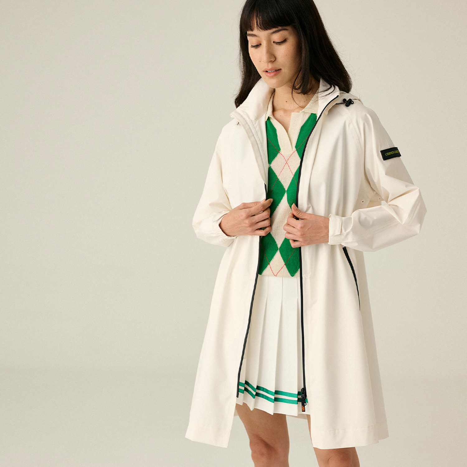 SWING Womens Raincoat - CREAM