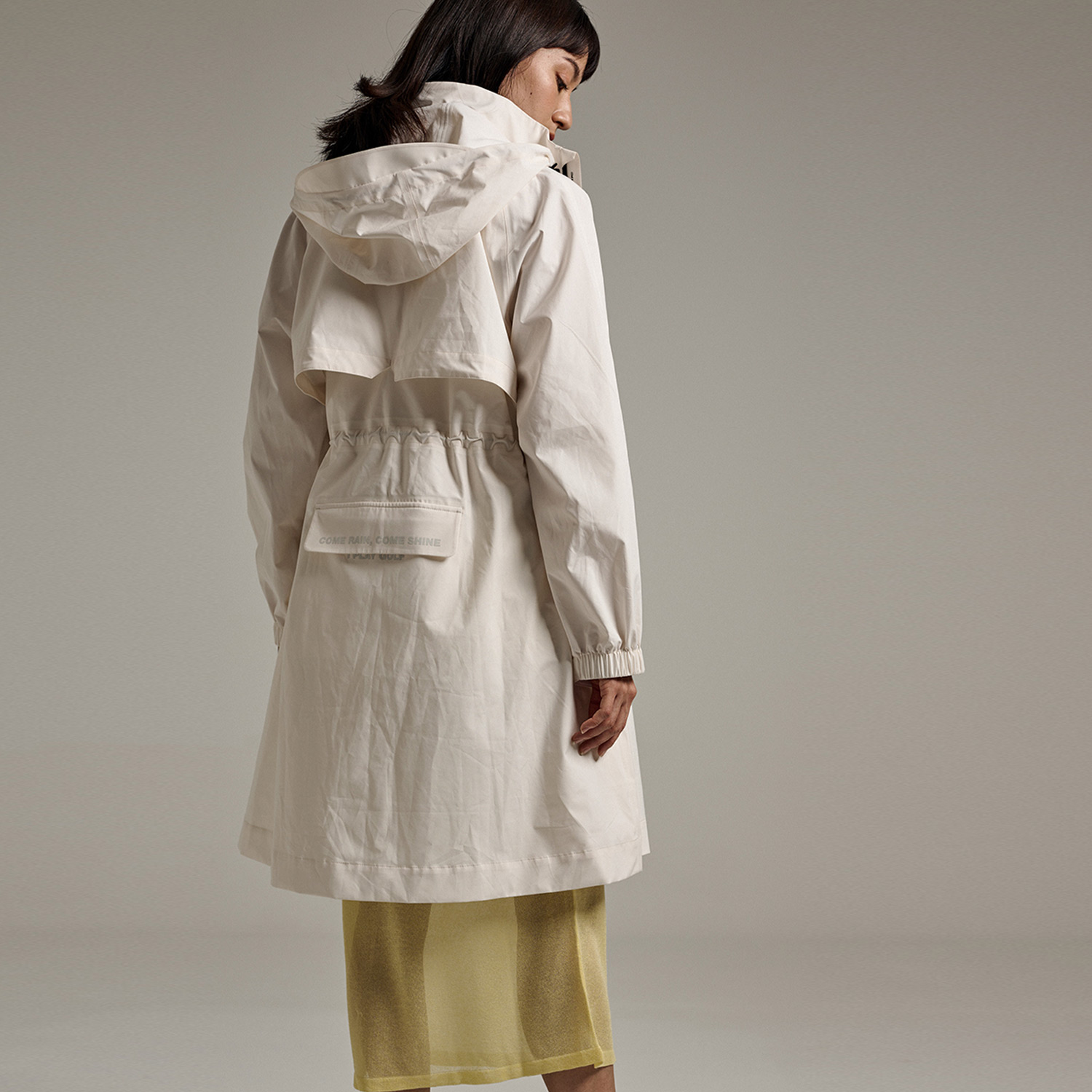 SWING Womens Raincoat - CREAM