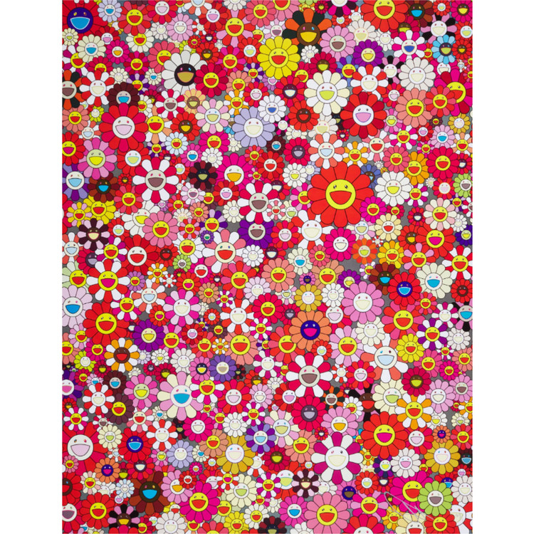 [TAKASHI MURAKAMI 타카시 무라카미] An Homage to IKB 1957 E (Red), 2020 : 풀티 ...