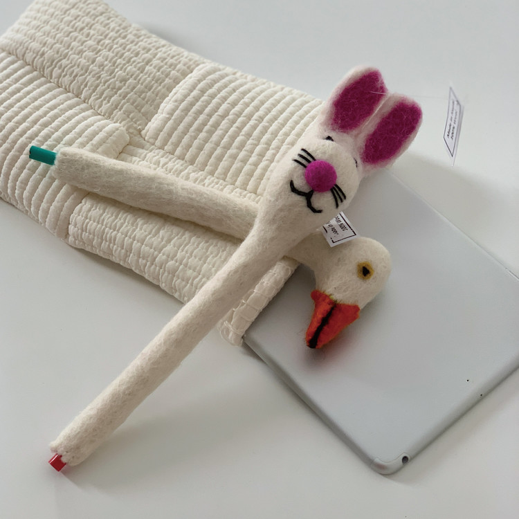 Animal Pencil Case (Rabbit, Duck) : monthday