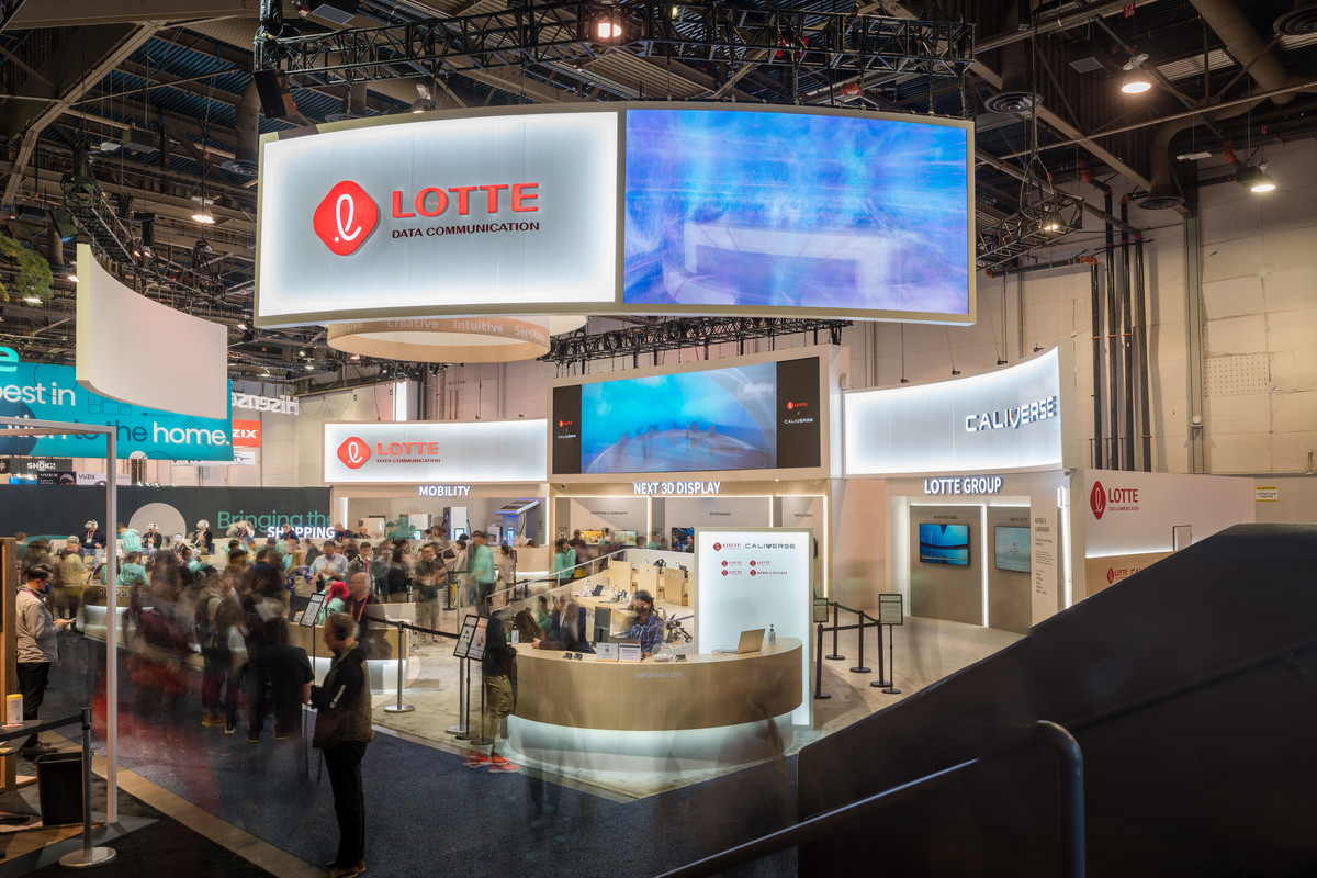 CES 2023 : LDCC x CALIVERSE Exhibition (롯데정보통신 x 칼리버스 부스) : works