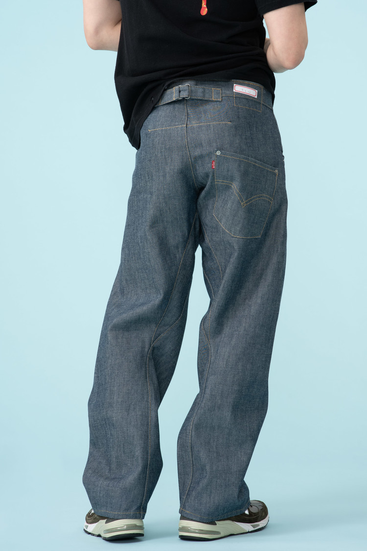 [32] Levi's Engineered Jeans 1ST 002-0800 Made in JAPAN Dead Stock No ...