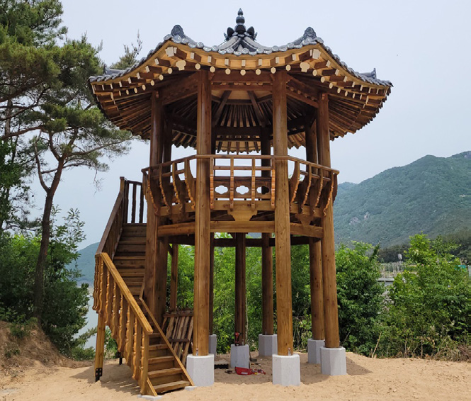 팔각 겹처마 전망대 NS-8767-1 : 삼성조경