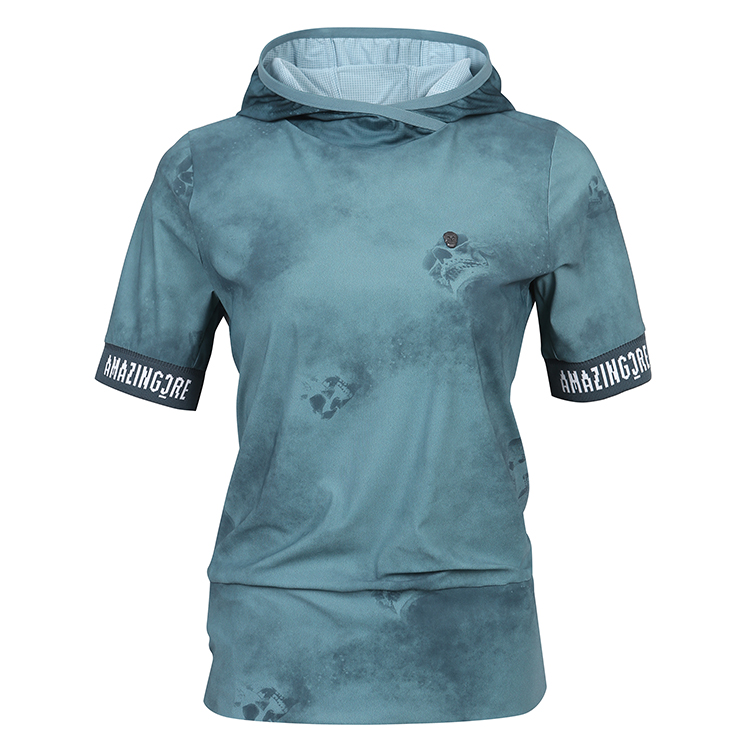 WOMEN AERO FIT SMOG ALEX HOODY T-SHIRTS : amazingcreamerica