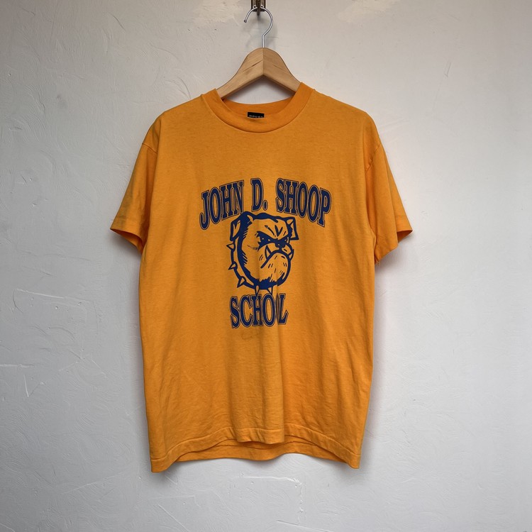 90s USA John D. Shoop School T Shirt : 커넥티드도어 connected door
